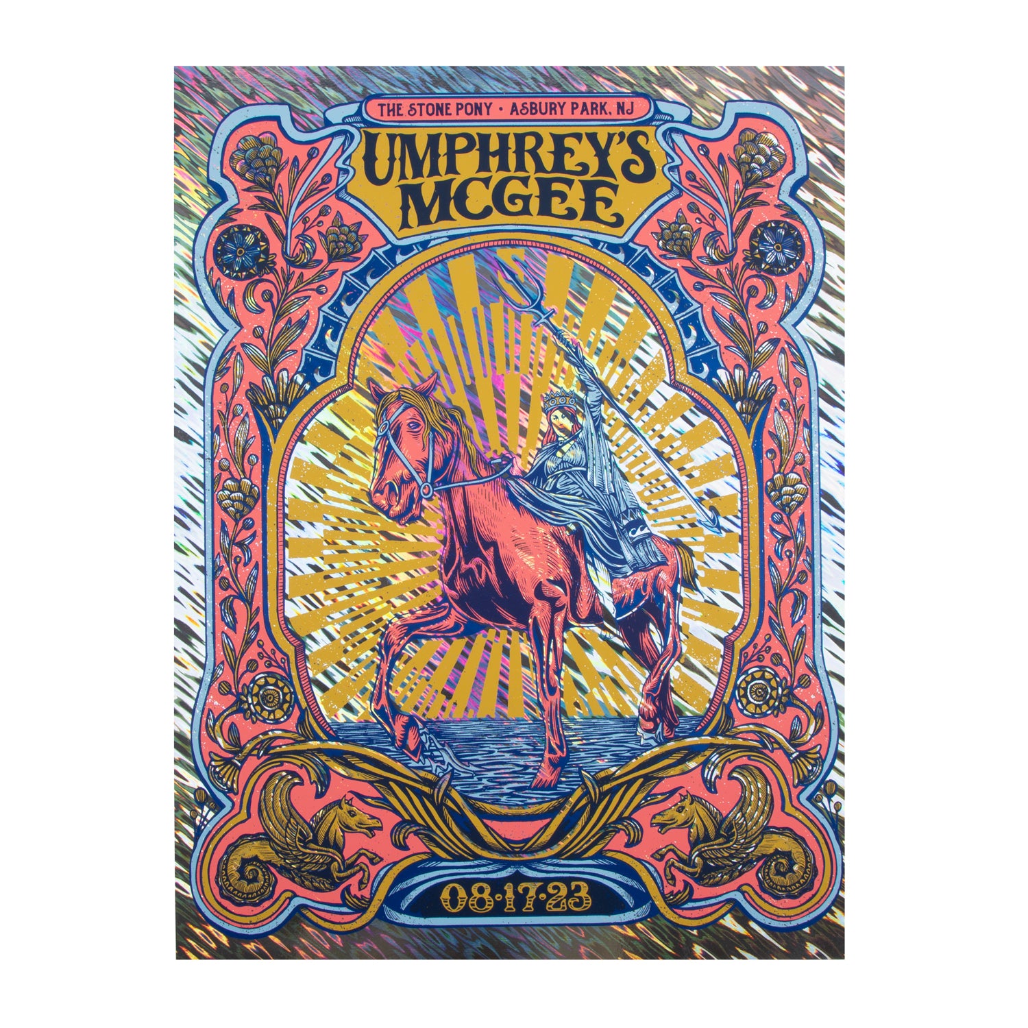 Asbury Park, NJ 2023 Poster by Dylan Fant – Umphrey’s McGee