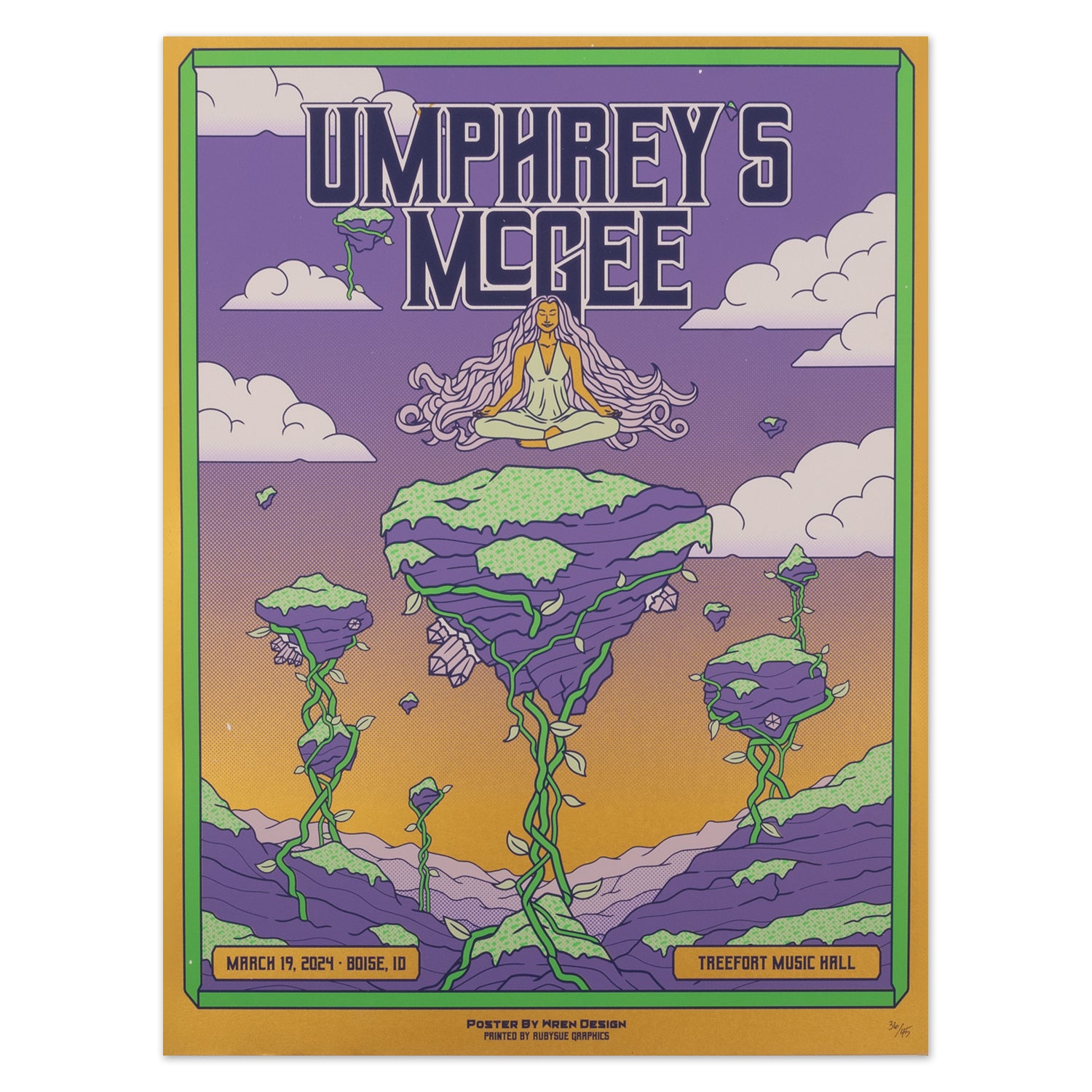 Boise, ID 2024 Poster by Wren Breen – Umphrey’s McGee