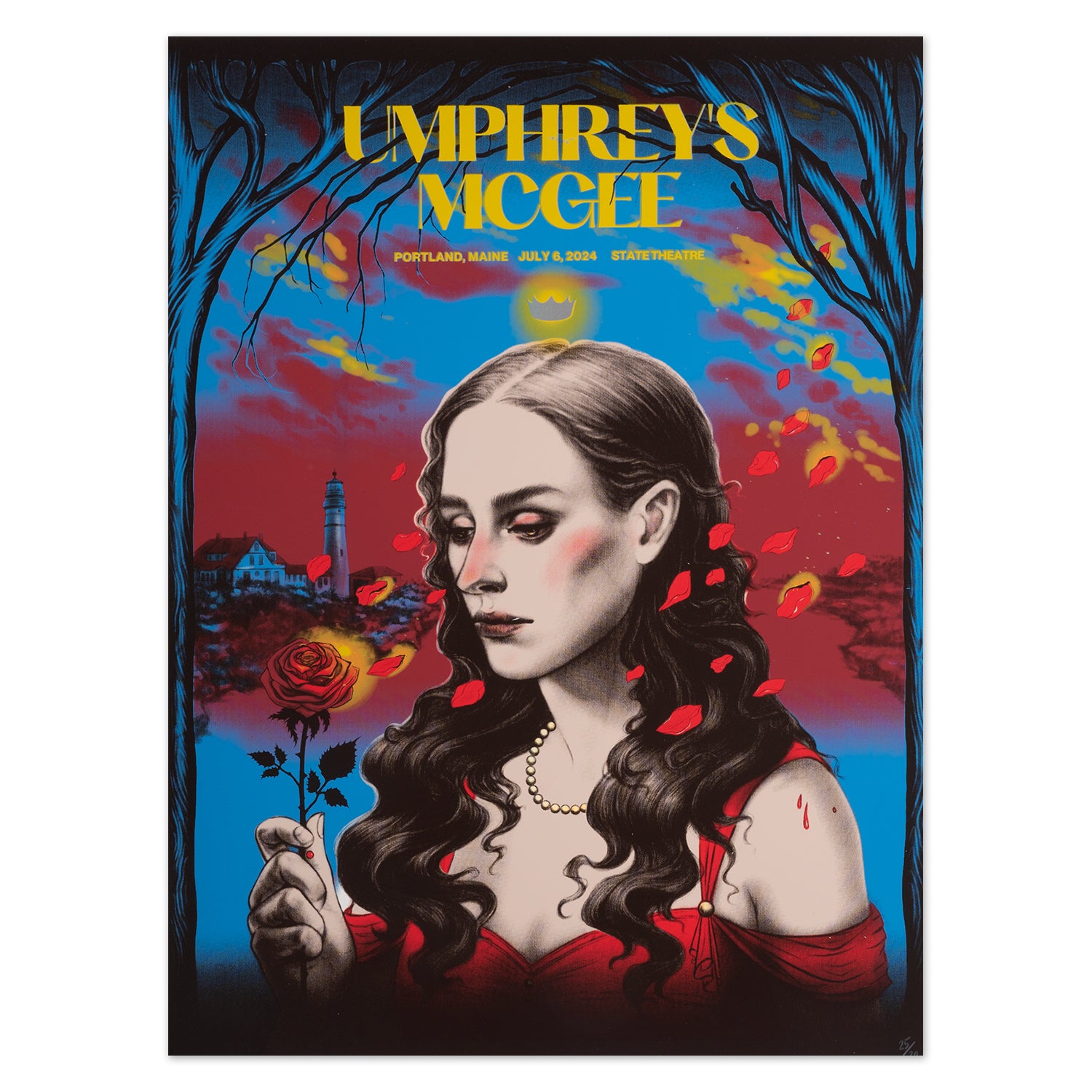 Portland, ME 2024 Poster by Little Room Agency – Umphrey’s McGee